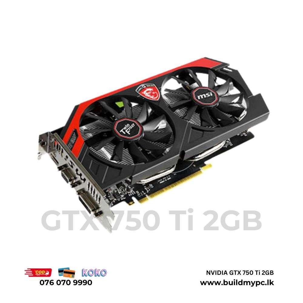 GTX 750 Ti 2GB Graphic Card - Build My Gaming PC Best Gaming Vga