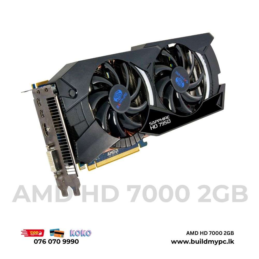 2GB VGA Graphics Card AMD 7000 Series - Build My Gaming PC