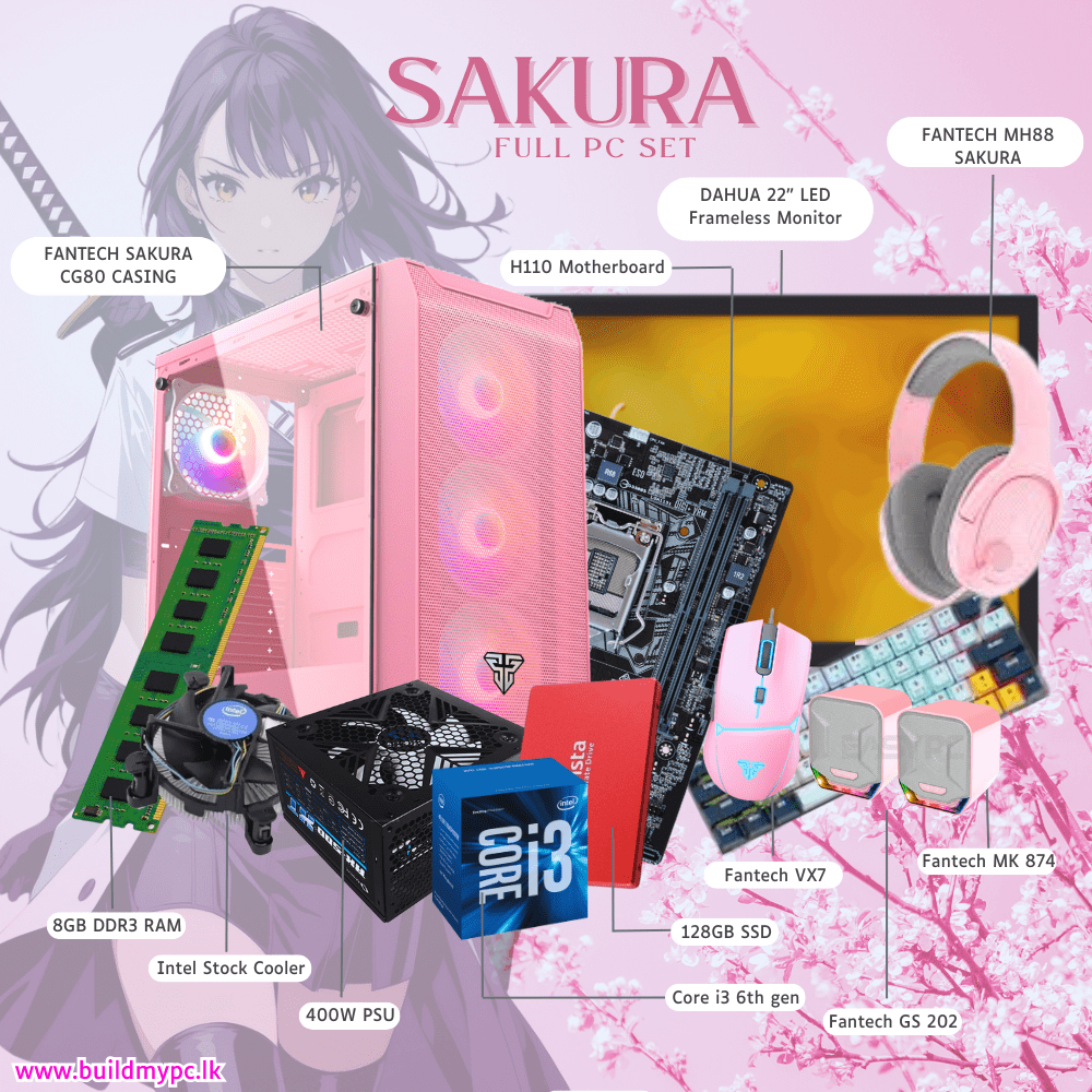 SAKURA Gaming PC - Build My Gaming PC Best Gaming Pc