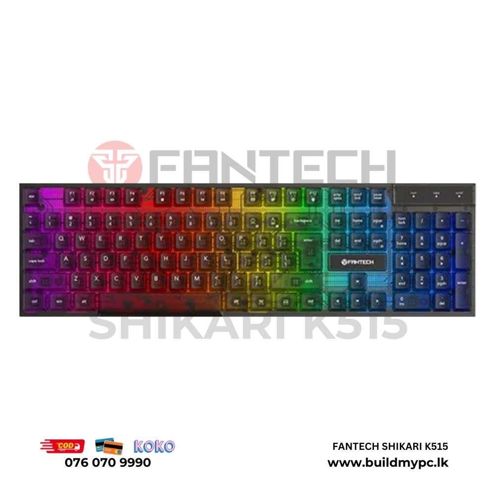 Fantech Shikari K515 RGB Gaming Keyboard - Build My Gaming PC