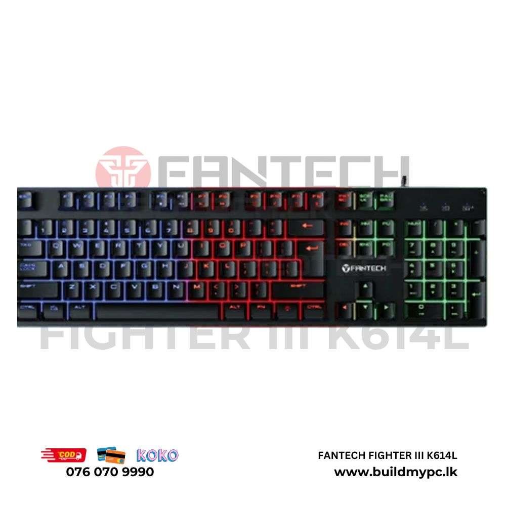 Fantech Fighter Iii K614L RGB Gaming Keyboard - Build My Gaming PC